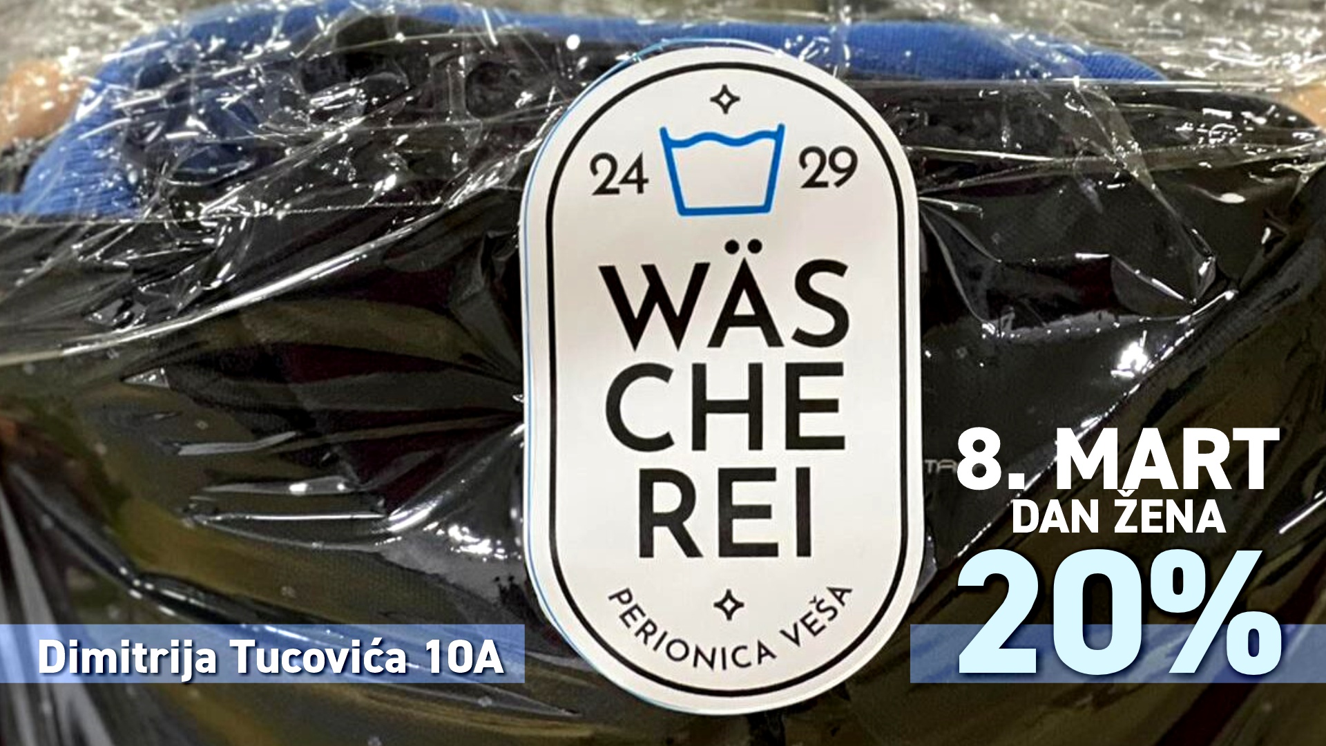 20% popusta na sve usluge za Dan žena u perionici veša Wäscherei 2429