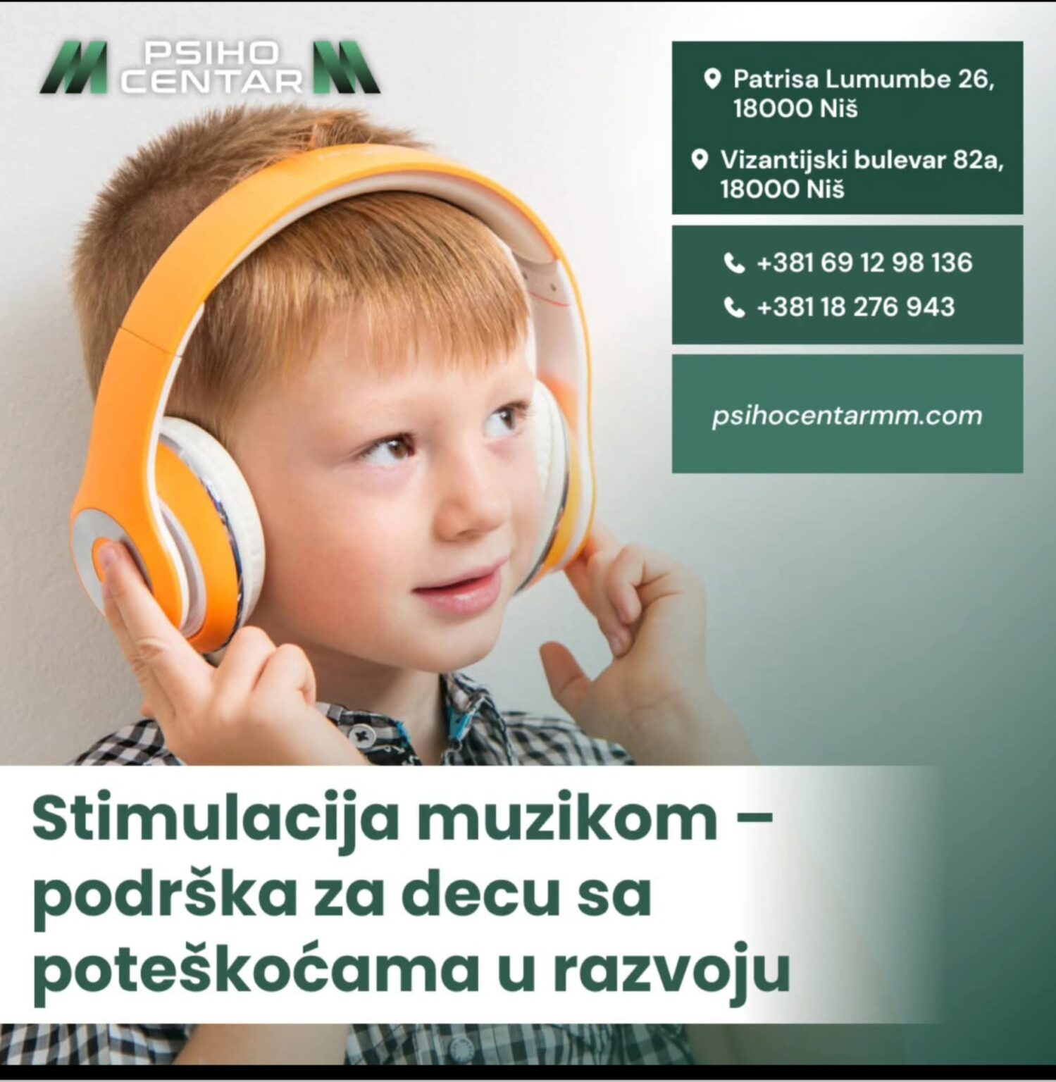 Stimulacija muzikom – podrška razvoju dece sa razvojnim poteškoćama