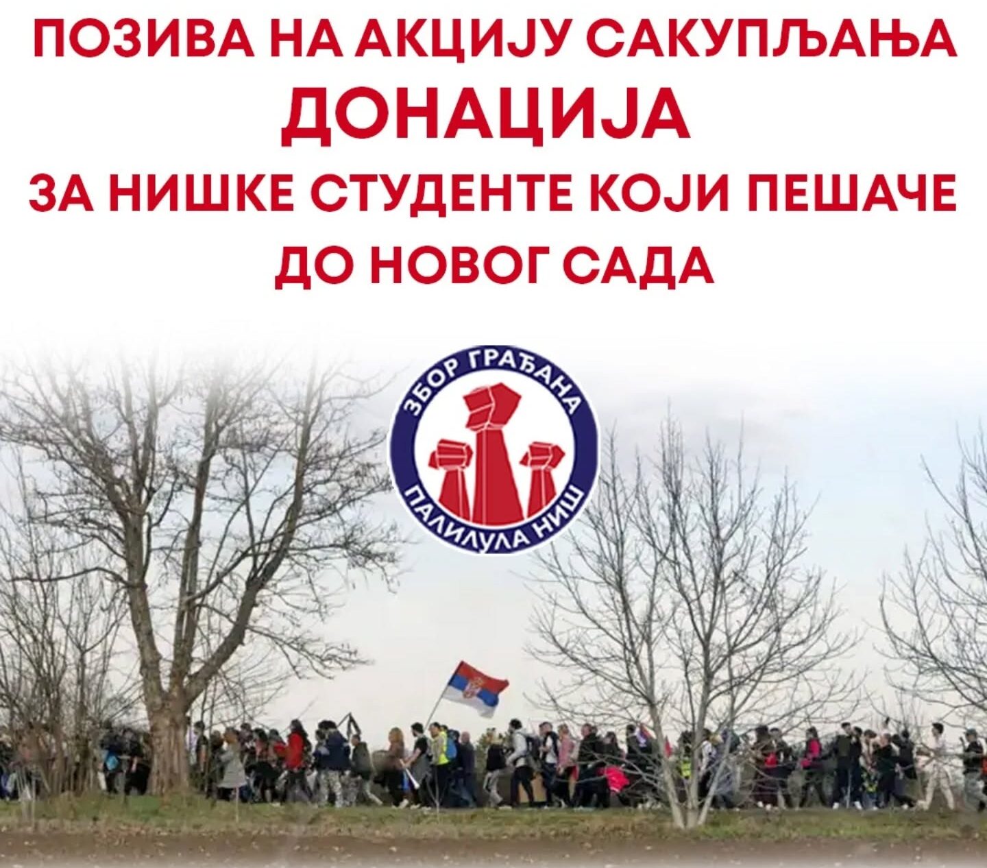 Zbor građana Palilula organizuje akciju prikupljanja donacija za niške ...